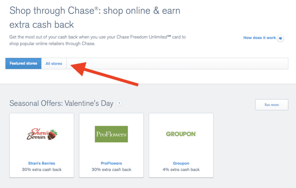 Chase Shopping Portal Guide: (Stores, Bonus Points) [2018]