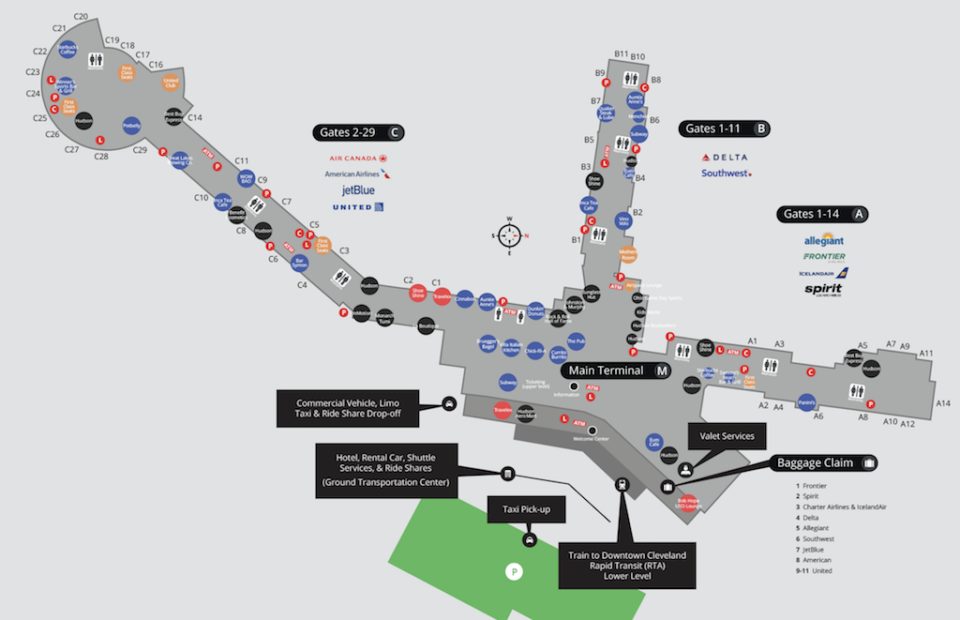 Ultimate Guide to Major Ohio Airports (Airlines & Maps) - UponArriving