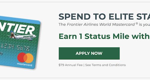 Frontier Airlines Credit cards - UponArriving