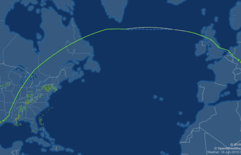 LH First Class Route Map - UponArriving