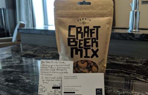 marriott ambassador elite small welcome gift 2 - UponArriving