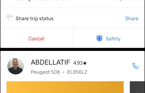 uber driver profile and change - UponArriving
