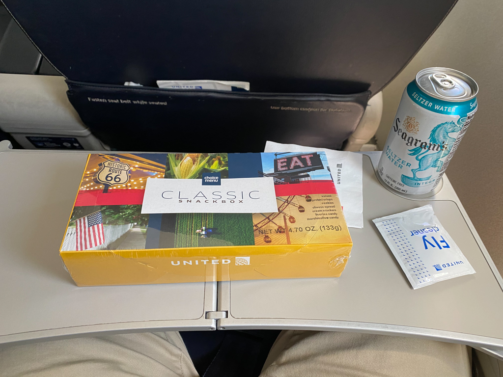 United-first-class-snack-box-covid - UponArriving
