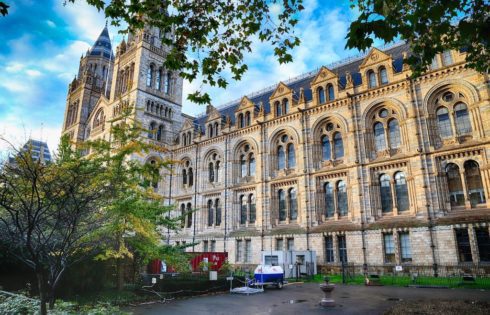 Outside-Natural-History-Museum-London - UponArriving