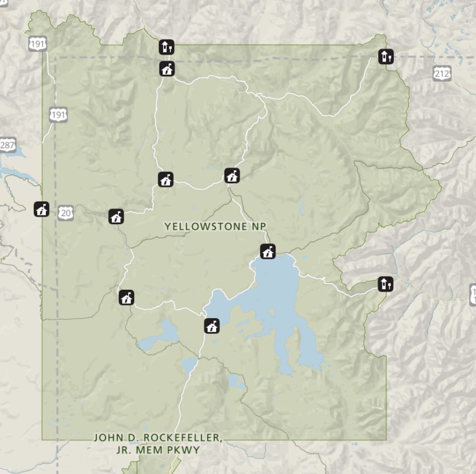 Yellowstone National Park Things to Do (Lodging, Hikes, Maps) [2021 ...